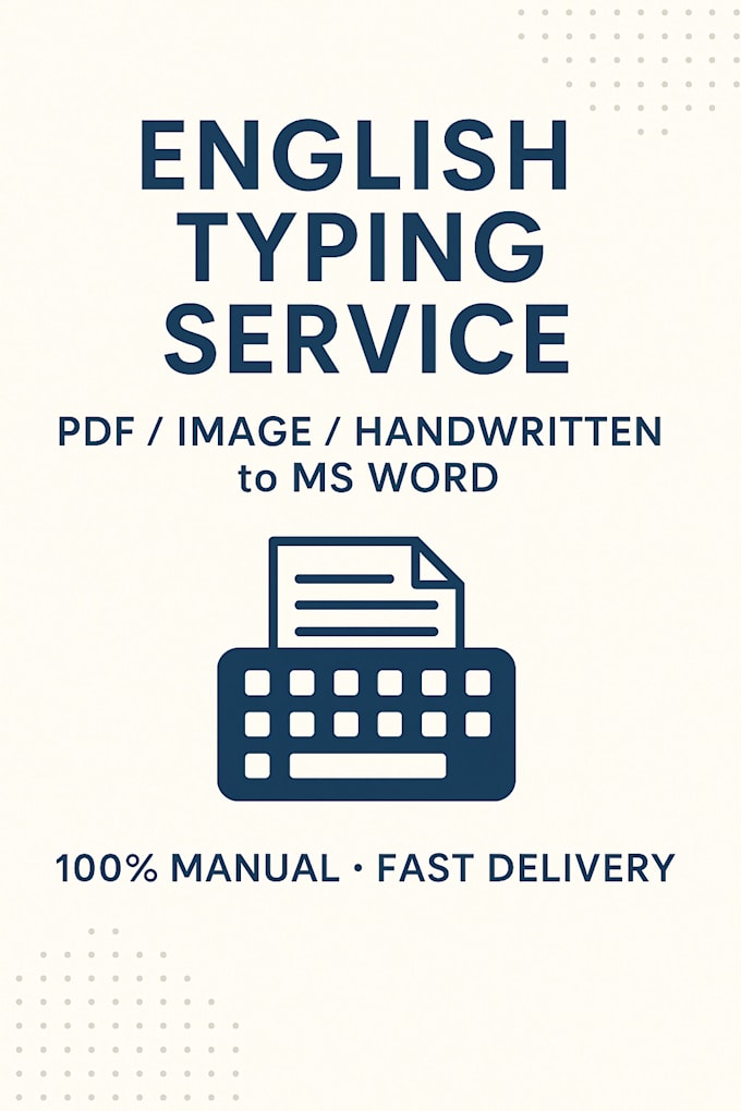 Convert handwritten notes to neat word typing by Xiphoidproce | Fiverr