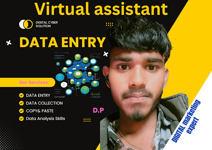 Do accurate data entry, excel, copy paste, and typing work by Deepak25d ...