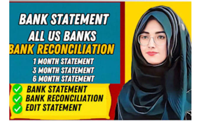 Do bank statement reconciliation, paystubs and bookkeeping by Sarhanoor ...