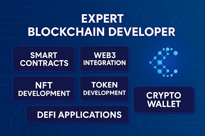 End to end cryptocurrency, blockchain, smart contract, nft solution by Balaji_anand_ | Fiverr