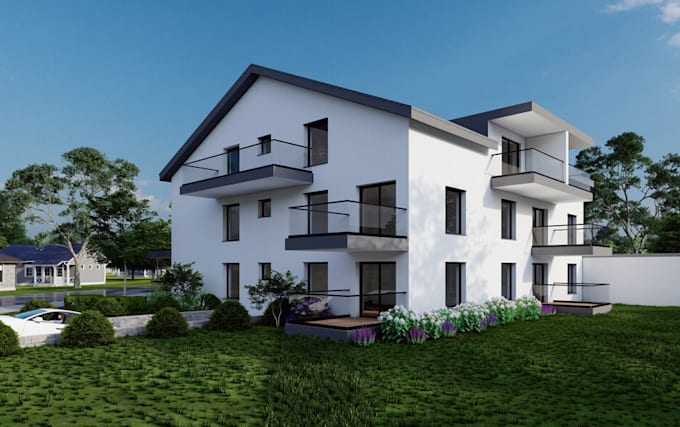 Build 3dvilla interior,living room layout,cgi render, exterior design ...