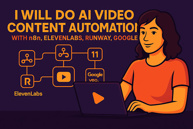 Automatización de contenido de vídeo de youtube con ia con n8n, elevenlabs, runwayml y google veo3