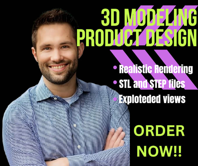 Create 3d models and cad product designs using solidworks and freecad by Martinluther67 | Fiverr