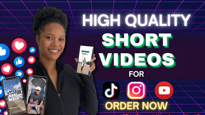 Edit your reels tiktoks and youtube shorts by Toijasmine | Fiverr