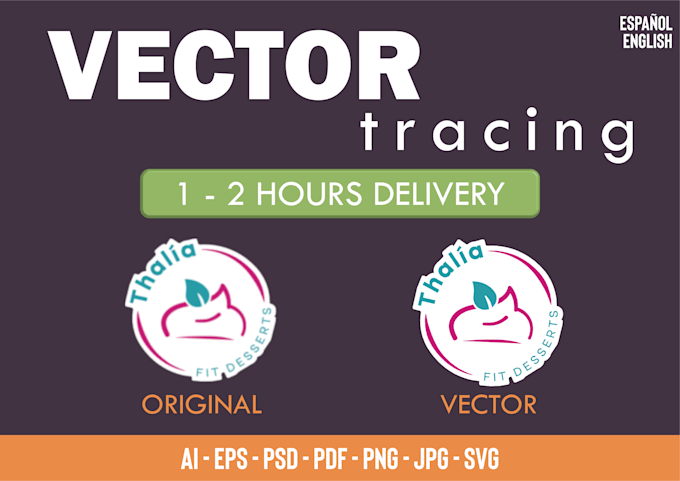 Clean up logo or convert to vector tracing by Camila_davilac | Fiverr