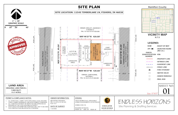 Draft accurate usa site plan for permit approval by Yashbhilare695 | Fiverr