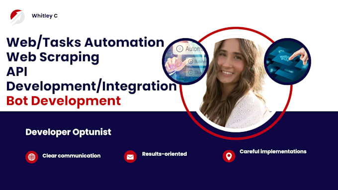 Web automation using python and selenium by Whitley_carrill | Fiverr