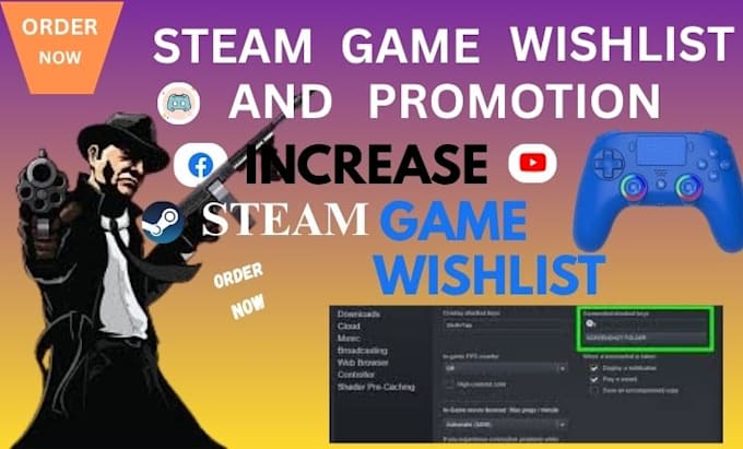 Steam promotion and game steam by Basitliadi | Fiverr
