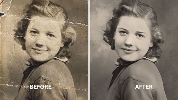 Restore old photos, fix and colorize old and damaged photos by ...