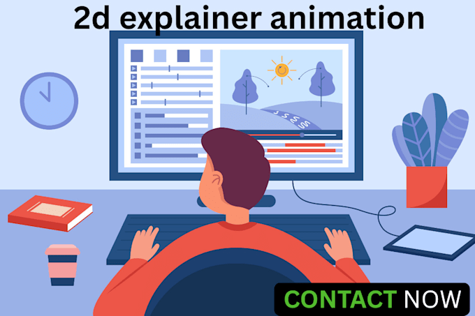 Creat 2d character animation explainer video storyboard, lip sync ...