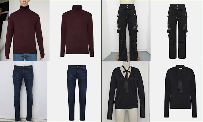 Do clothing photo retouching, remove wrinkles on the clothes by ...