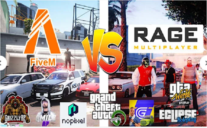 Create altv, fivem or ragemp server from scratch create and fix ragemp scripts by ...