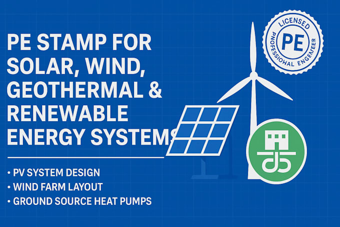 Solar, wind, geothermal, pv, battery, renewable energy systems, pe ...