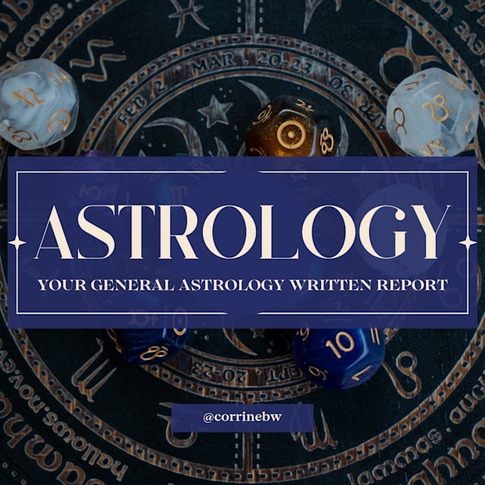 Write a soulful astrology report based on your birth chart by ...