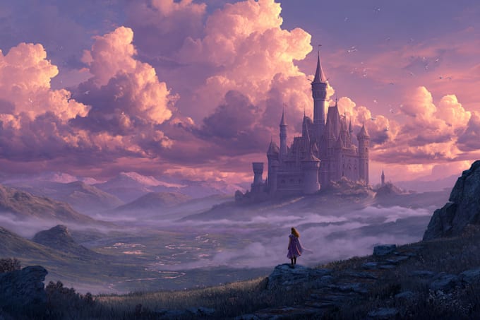 Paint concept art, fantasy landscapes, background scenes by ...
