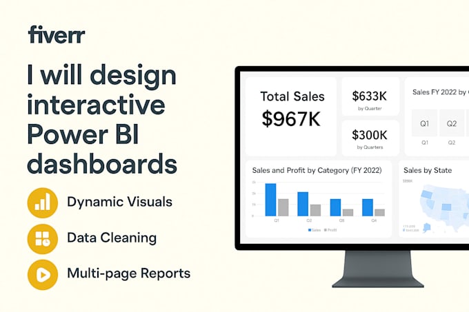 Design interactive power bi dashboards to turn your data into insights ...