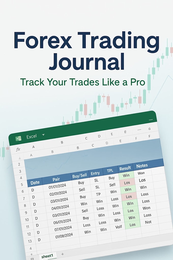 Create a proffessional forex trading journal in excel sheet by ...