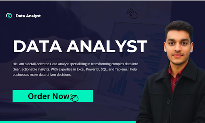 Create insightful power bi, tableau, excel dashboard by Sajid_rahaman | Fiverr