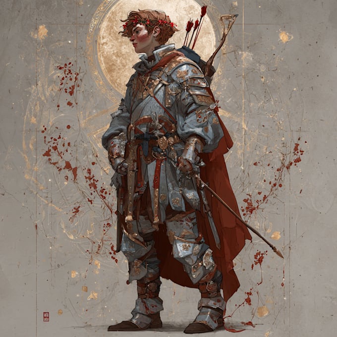 Draw a dnd character art and dnd character art by Vondaughn | Fiverr