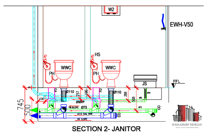 Design your ideal professional mep drawings and details by Sukkarmep77 ...