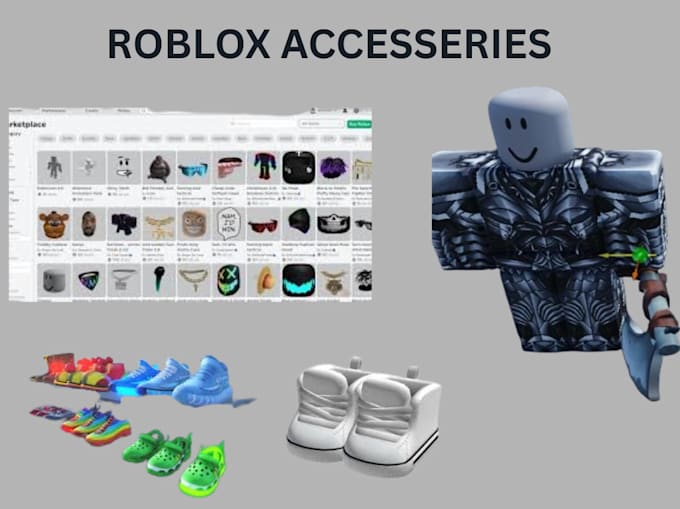 Create stunning custom roblox ugc items and accessories by Mujbebu | Fiverr