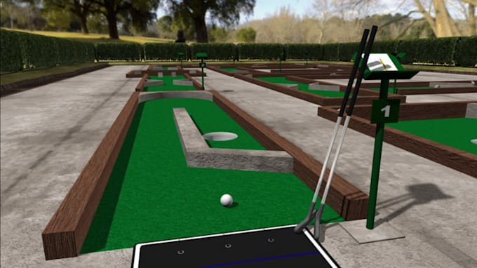 Renew string golf course,mini golf course, virtual golf, layout, home ...