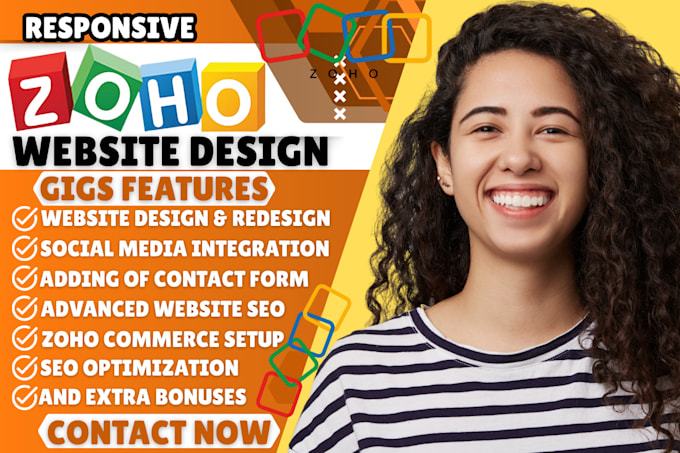 Create responsive and clean zoho sites zoho landing page zoho commerce ...