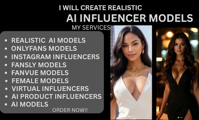 Create realistic ai influencer model for ai fanvue onlyfans ai instagram flux ai by Hannah_rey67 ...