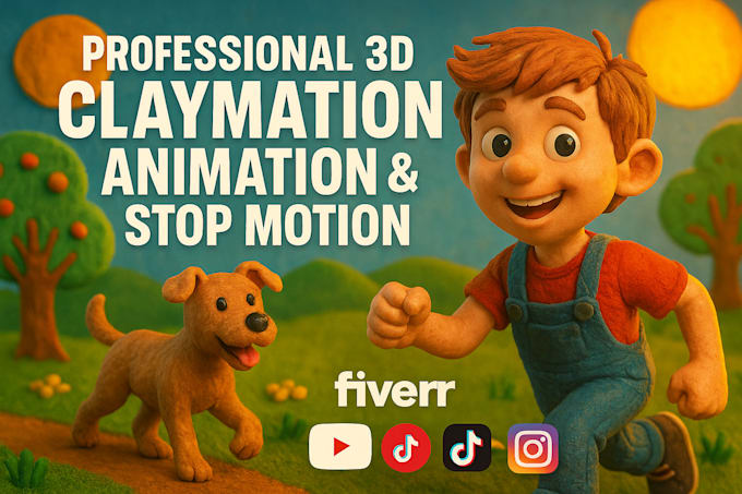 3d clay animation stop motion clay art commercial music clay animation ...