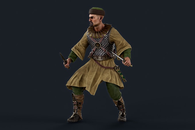 Create aaa 3d game character, 3d army figure, zbrush sculptor, unity ...