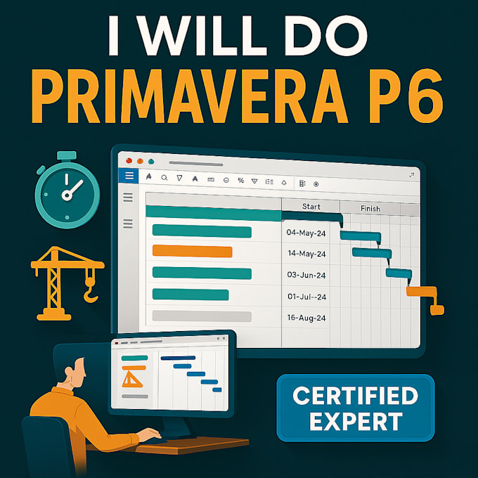 Develop and manage construction schedules using primavera p6 by Sana ...