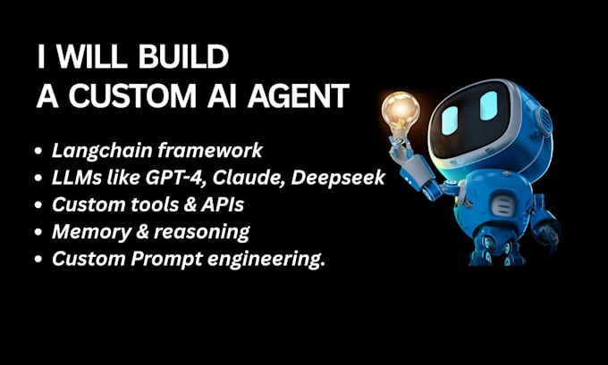 Build a custom ai agent using langchain and python by Abhi_algoforge ...