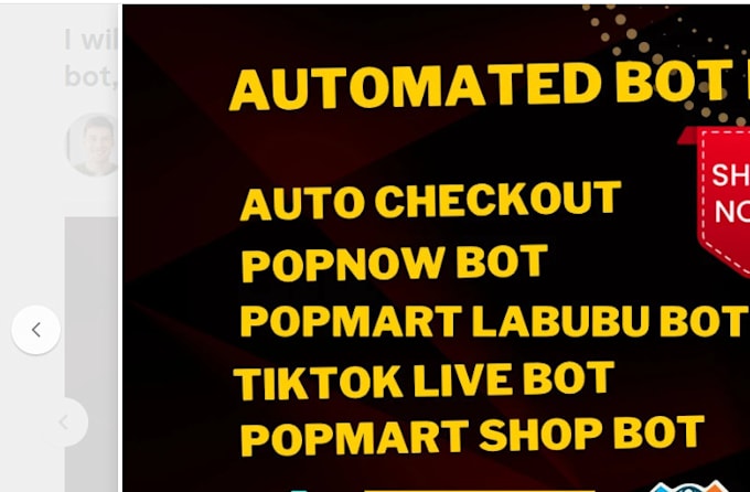 Setup custom labubu bot, auto purchase bot, shopping bot, popmart checkout bot by Louis ...