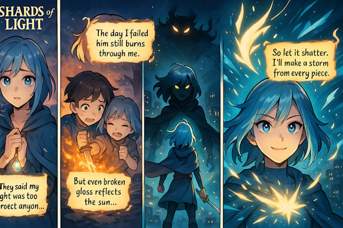 Draw manga comic webtoon anime story for you by Raka_draws | Fiverr