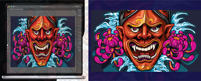 Redraw logo, recreate png to vector and do svg design file in adobe ...