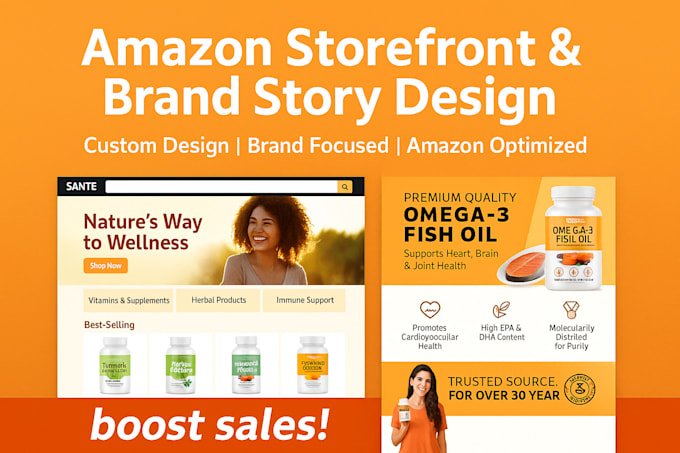 Design amazon storefront and amazon brand story for your product by ...