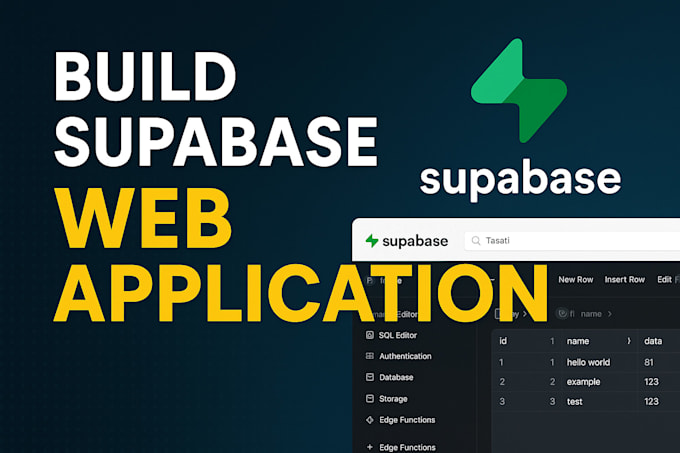 Configura tu backend de supabase con autenticación, base de datos y api ...