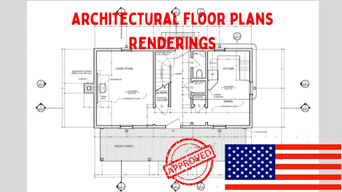 Draw architectural floor plans, elevations, section, roof site plans in autocad by Megaarch | Fiverr