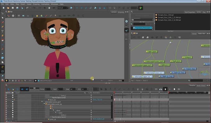 Animate 2d characters with rigging, cleanup, lip sync, frame by frame animation by Annad_toon ...