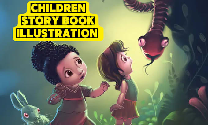 Hand drawn children story book illustration, story books and children ...