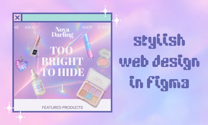 Design a unique and aesthetic website layout in figma by Laurentweet ...