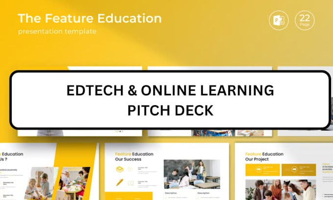 Edtech investor ready learning app grant ready online education startup deck ppt by ...