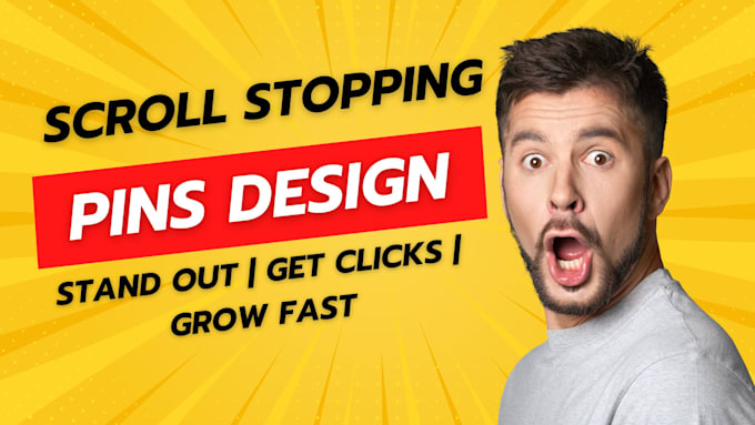 Design scroll topping pin graphics for blogs and products by Nelshop | Fiverr
