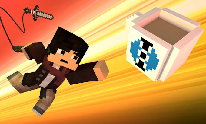 Make a 3d minecraft short video for your minecraft animation project ...