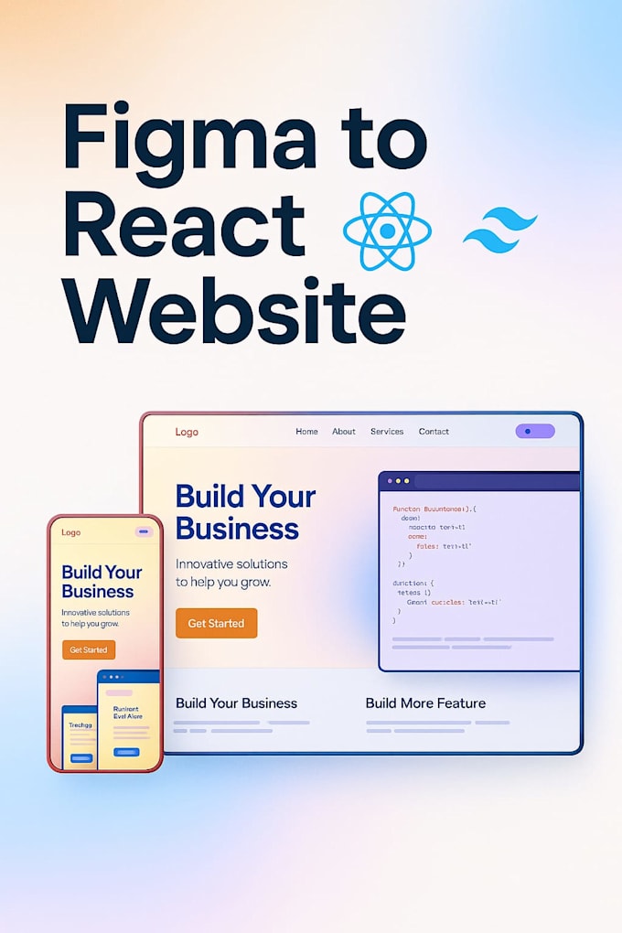 Convert figma to react with tailwind css by Laibamughal255 | Fiverr