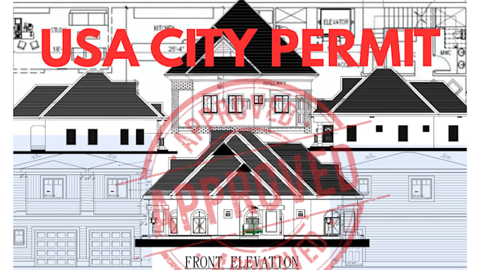 Design architecture house building plans for residential plans usa city permit by Mic_archy | Fiverr