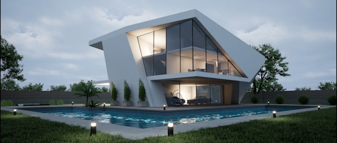 3d realistic architectural visualization by Vojtech_vejtasa | Fiverr