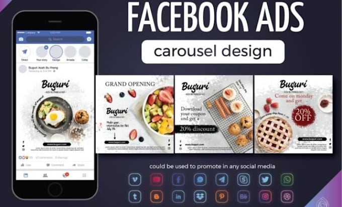 Design scroll stopping instagram and facebook carousel posts by Emmy ...