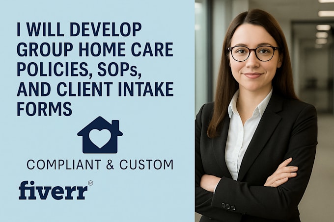 Develop group home care policies, sops, and client intake forms by Sandraj_nava | Fiverr