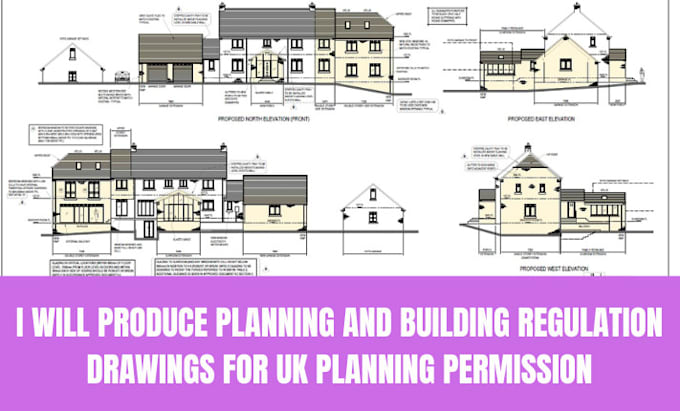 Produce planning and building regulation drawings for uk planning ...